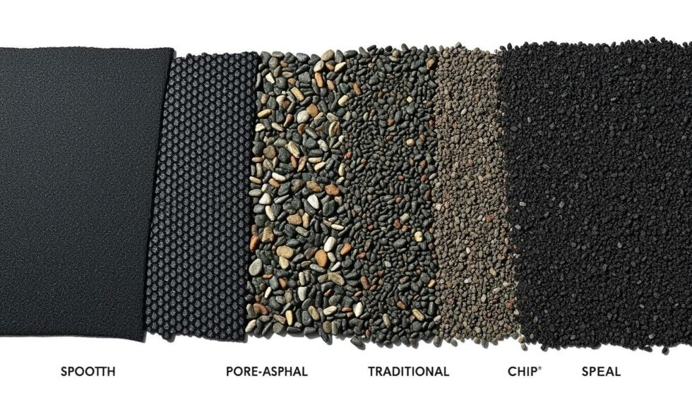 Quais são os principais tipos de asfalto?