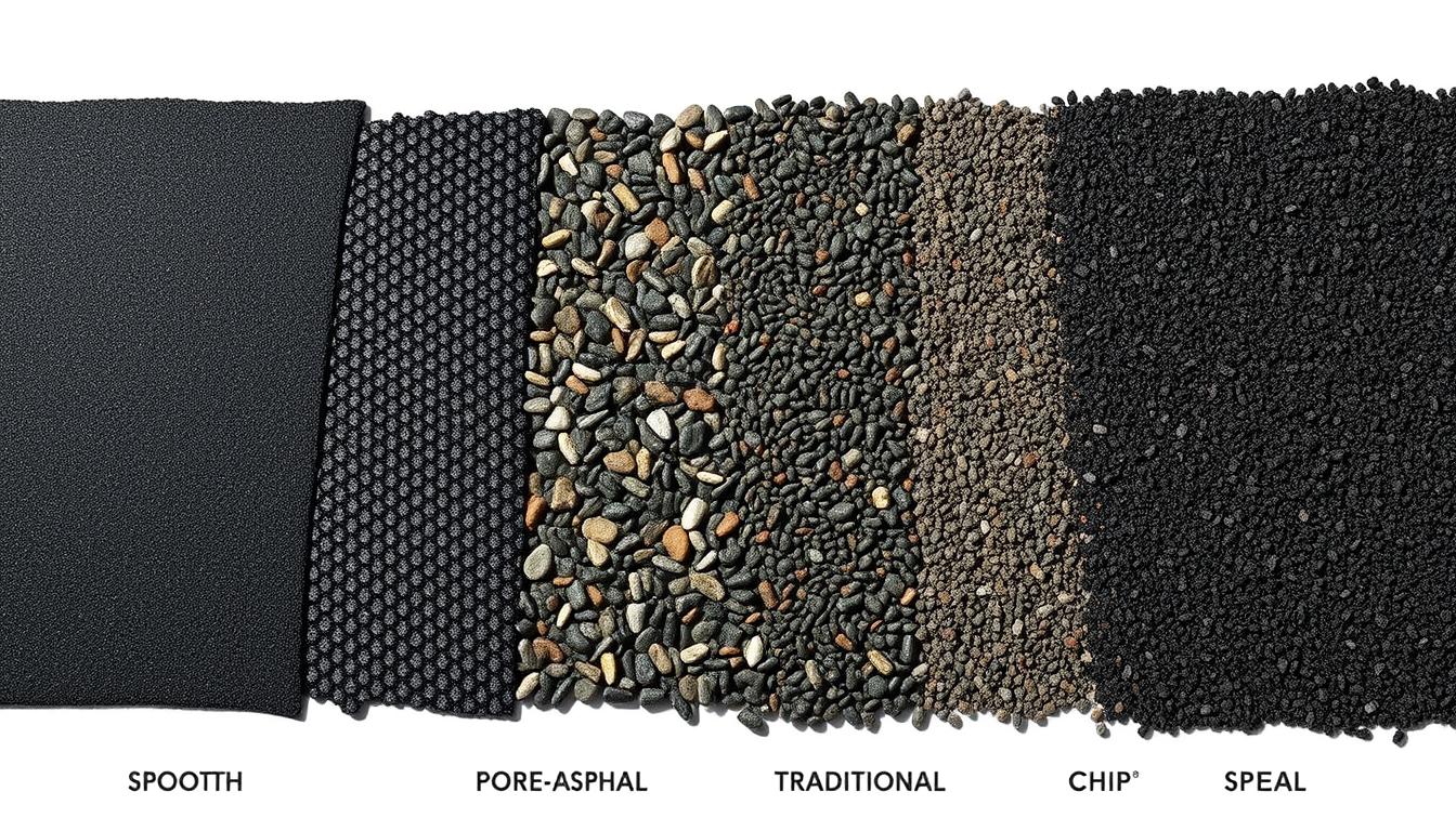 Quais são os principais tipos de asfalto?